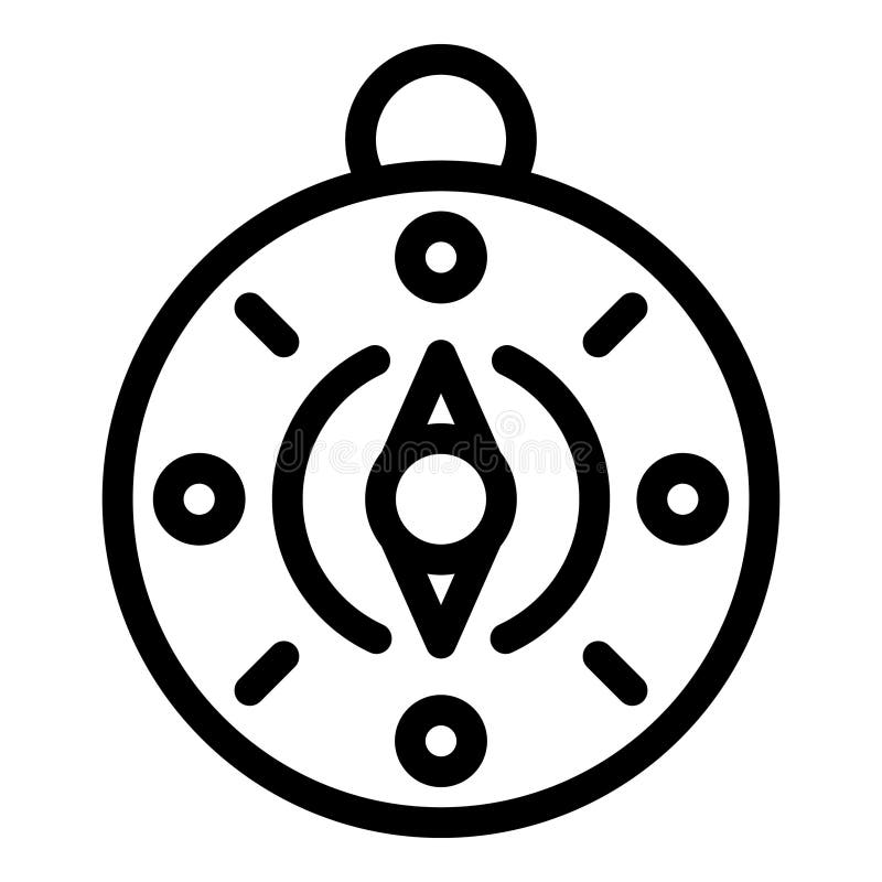Compass with Needle Pointing North for Navigation and Orientation Stock ...