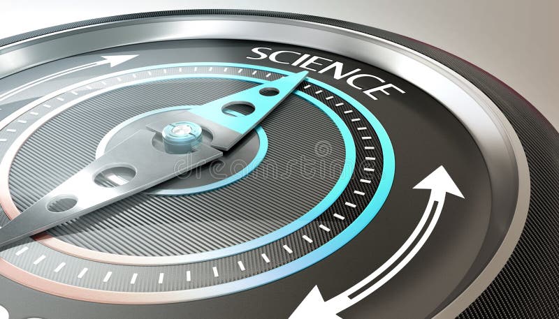 Science concept compass stock illustration. Illustration of mathematics ...