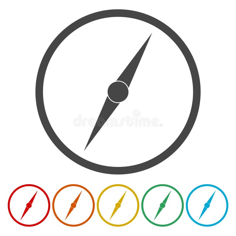 Compass Needle Vector Illustration Stock Vector - Illustration of ...