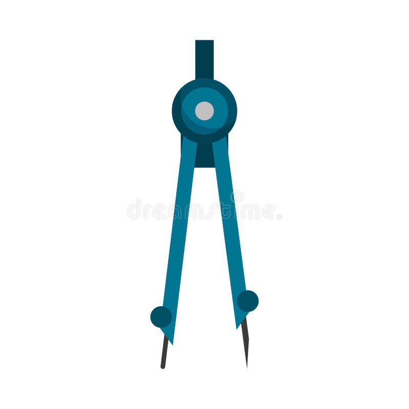Compass Object and School Tool Design Stock Illustration - Illustration ...