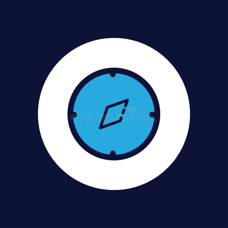 Compass Vector Icon Sign Symbol Stock Vector - Illustration of ...