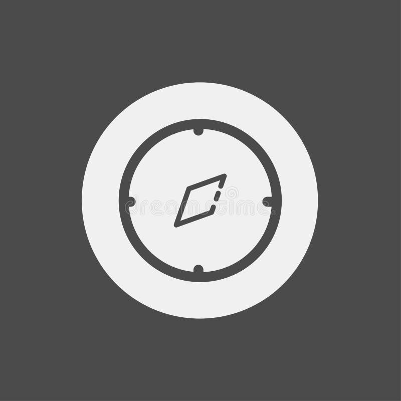 Compass Vector Icon Sign Symbol Stock Vector - Illustration of ...