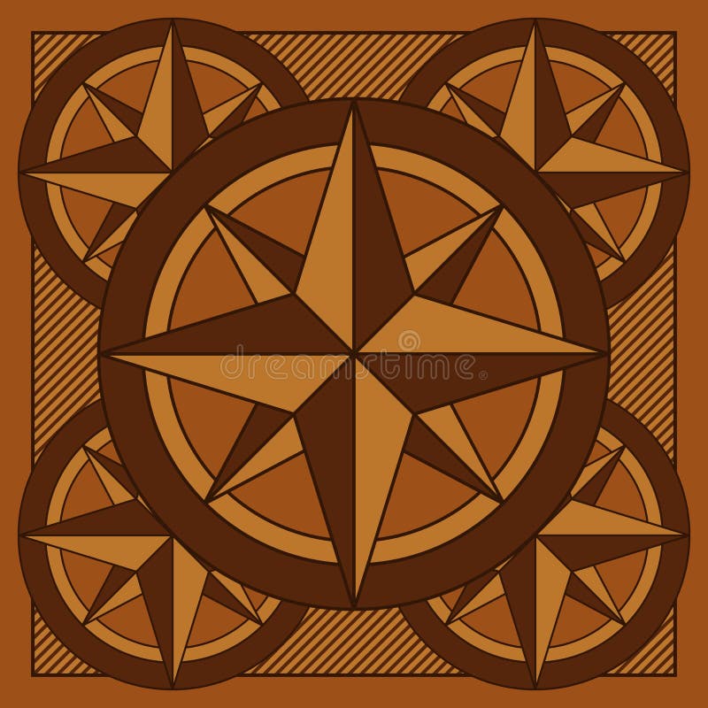 Compass Pattern Vector stock vector. Illustration of ancient - 108918777