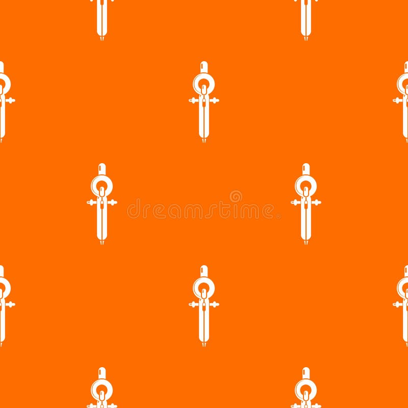 Compass Pattern Vector Orange Stock Vector - Illustration of equipment ...
