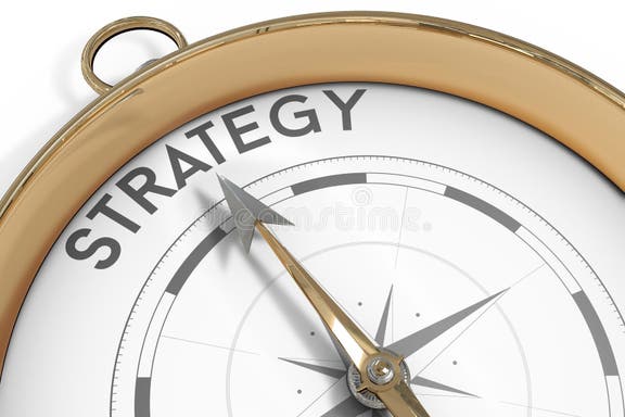 Compass Pointing To Strategy Stock Photo - Image of strategy, knowledge ...