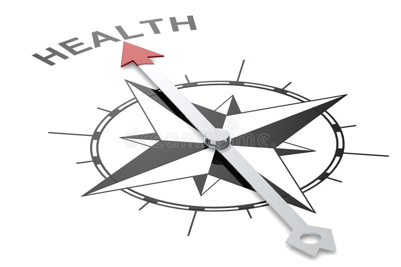 Compass Health Systems Logo Design Inspiration Stock Vector ...