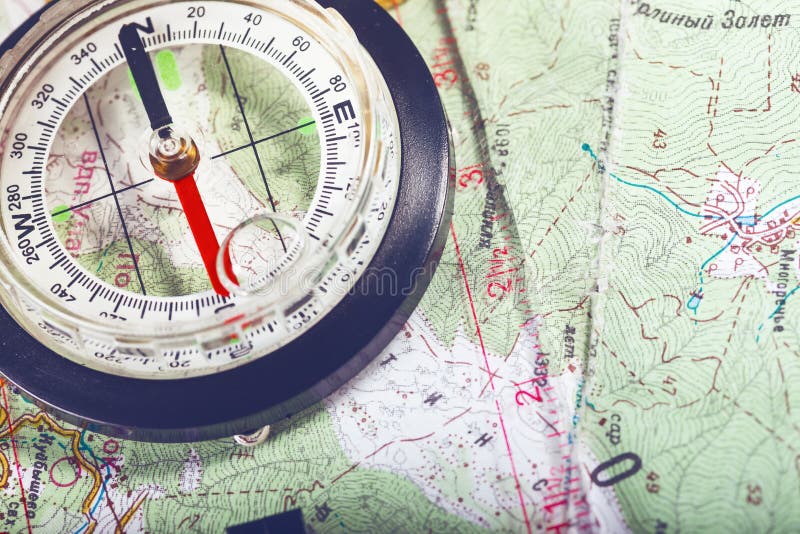 Compass retro style stock photo. Image of cartography - 125993020