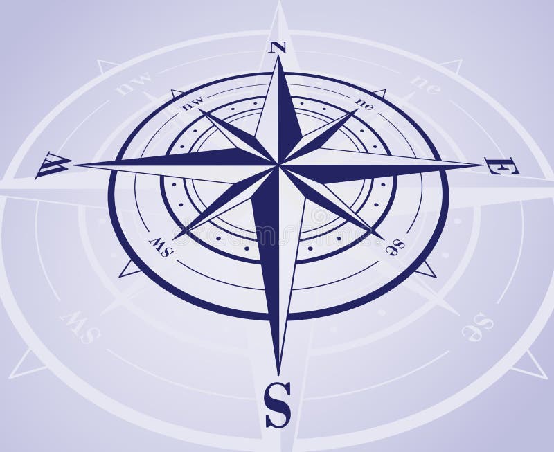 Compass Rose stock vector. Illustration of earth, adventure - 6251464