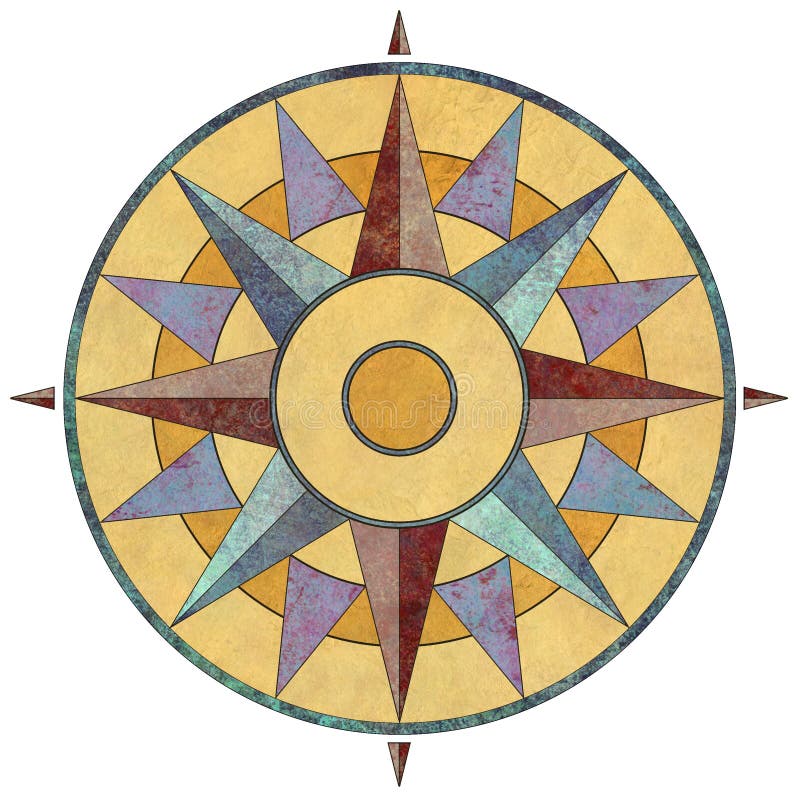 Compass Rose stock illustration. Illustration of maritime - 3366638