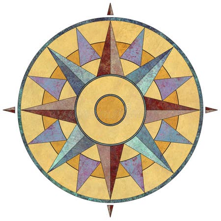 Compass Rose stock illustration. Illustration of maritime - 3366638