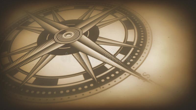 Compass Rose Animation Background Loop Stock Video - Video of ancient ...