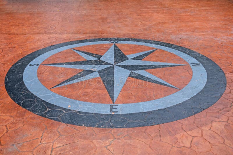 Compass Rose with Cardinal Points Stock Image - Image of chiang, points ...