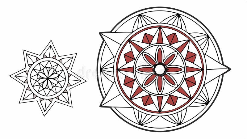 Compass Rose Design, Nautical and Navigational Element Vector Design ...
