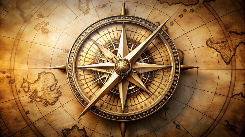 The Compass Rose of Discovery a Visual Representation of Columbus ...