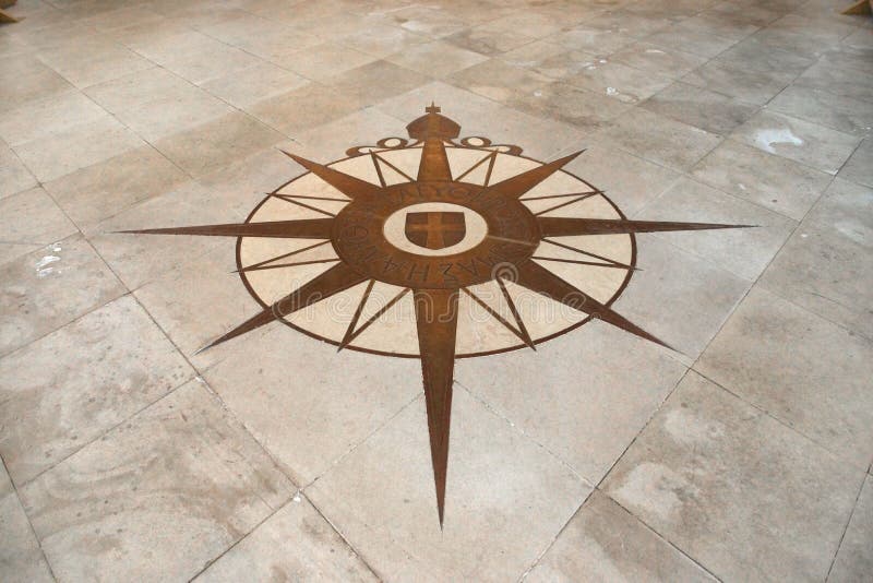The Compass Rose stock image. Image of cathedral, compass - 50521913
