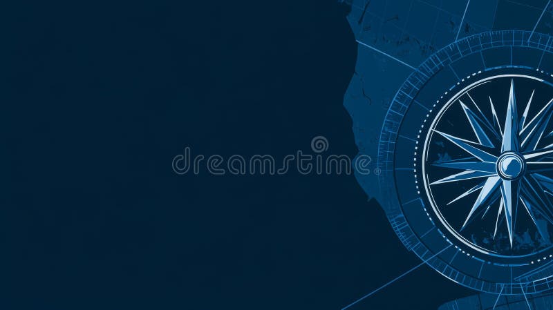 Compass Rose Navigation Design Guidance Direction Exploration Journey ...