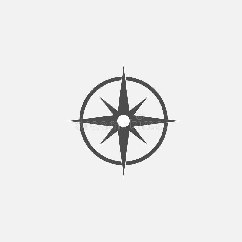 Compass Rose, Navigition Icon. Vector Illustration, Flat Design Stock ... Compass Rose, Navigition Icon. Vector Illustration, Flat Design Stock ...