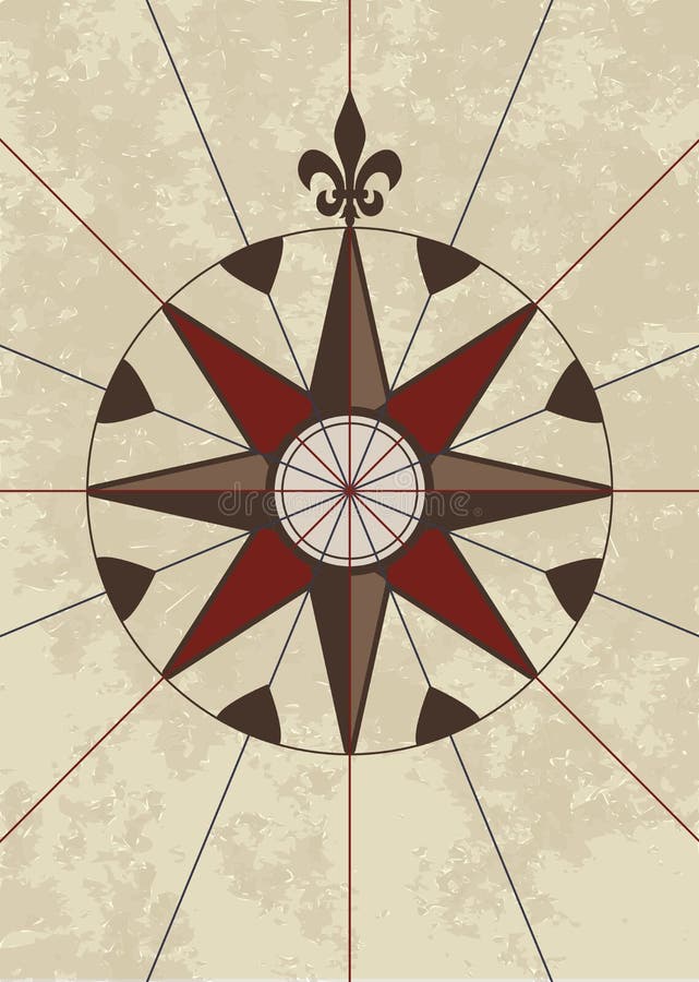 Compass Rose stock illustration. Illustration of nautical - 76285046