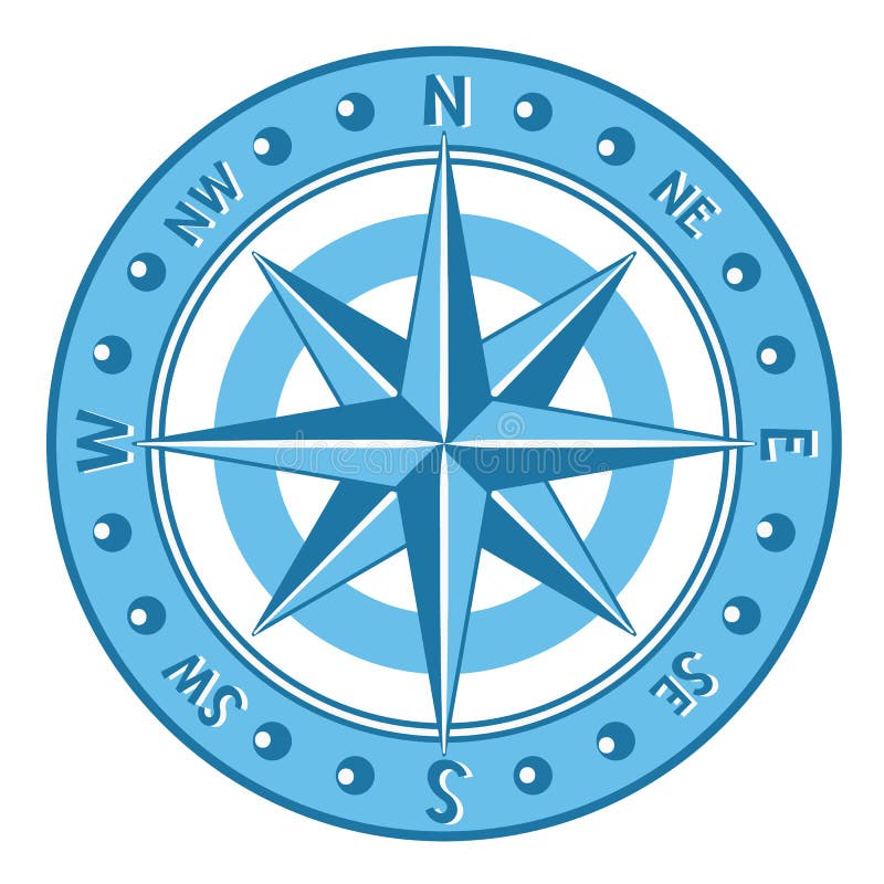 Compass Rose stock illustration. Illustration of maritime - 3366638