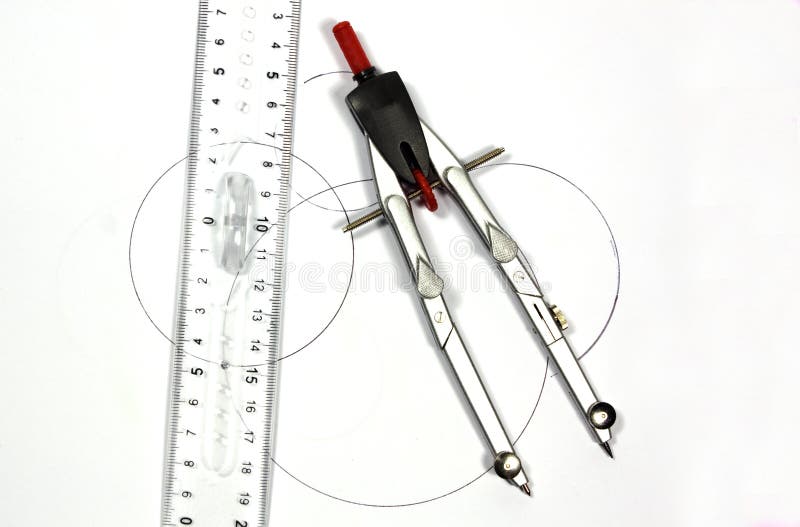 Compass and ruler stock photo. Image of radius, engineer - 11548464
