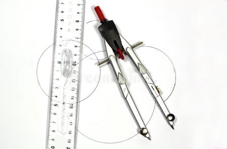 Compass and ruler stock photo. Image of radius, engineer - 11548464