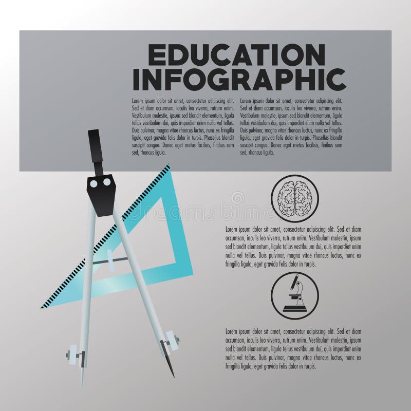 Education and Learning Infographic Design Stock Vector - Illustration ...