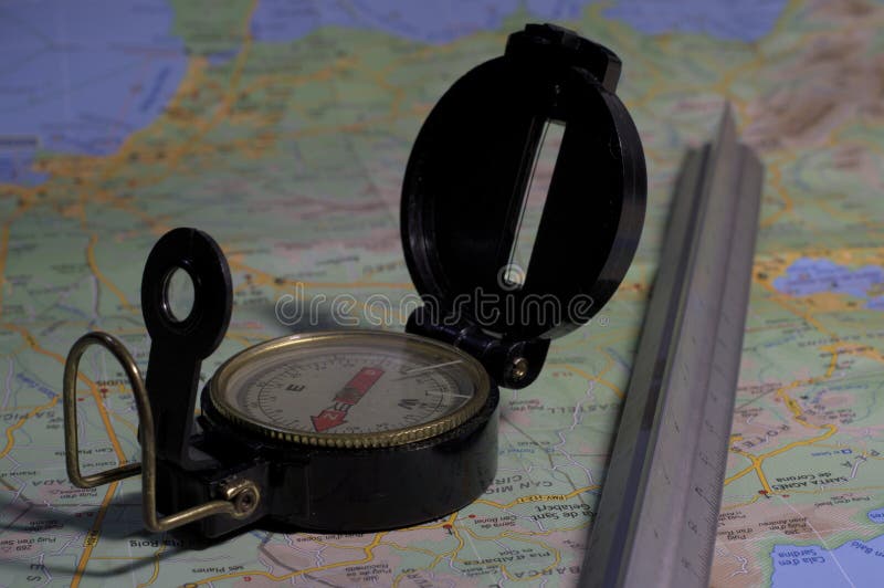Preparing the trip stock photo. Image of compass, preparation - 173585188