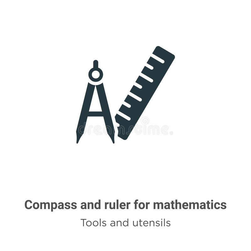 School Compass Outline Vector Icon. Thin Line Black School Compass Icon ...