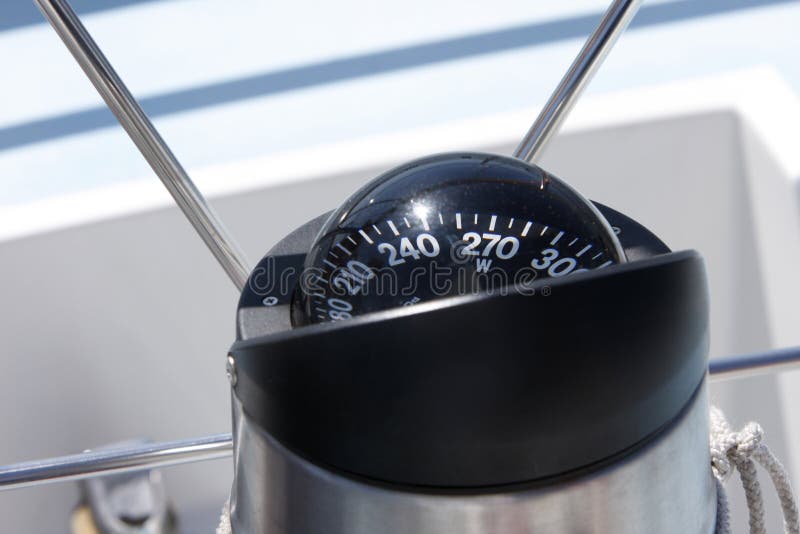 Compass stock image. Image of sailboat, ship, navigation - 1240585