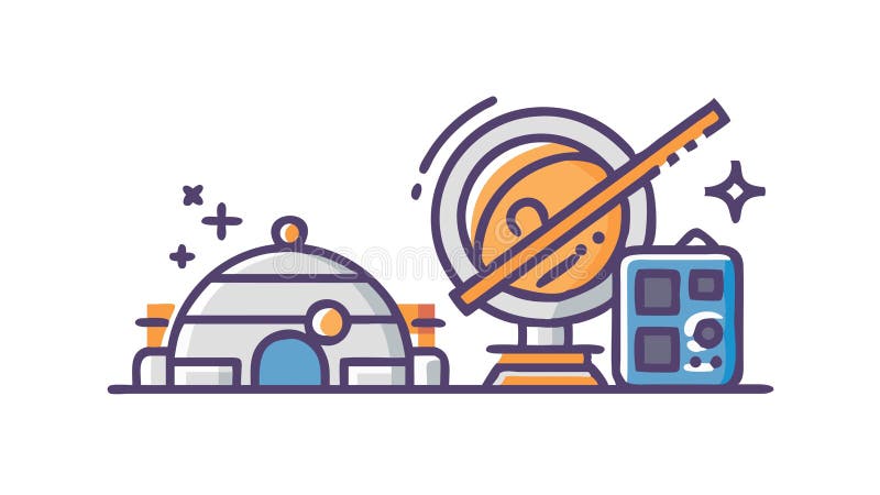 Compass on Scientific Base, Symbolizing Precision, Measurement. Vector ...