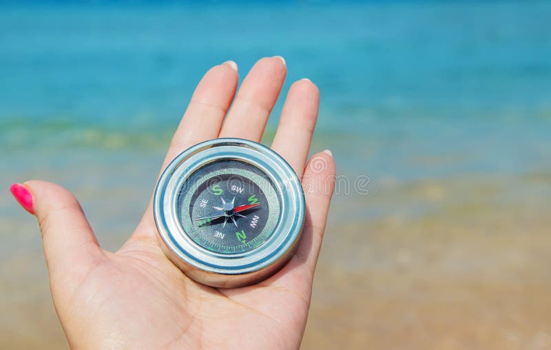 Compass on the Sea Coast. Selective Focus Stock Image - Image of ... Compass on the Sea Coast. Selective Focus Stock Image - Image of ...