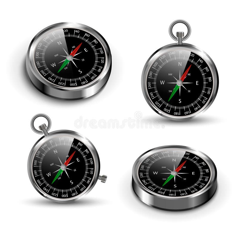 Compass stock vector. Illustration of conceptual, path - 32962077