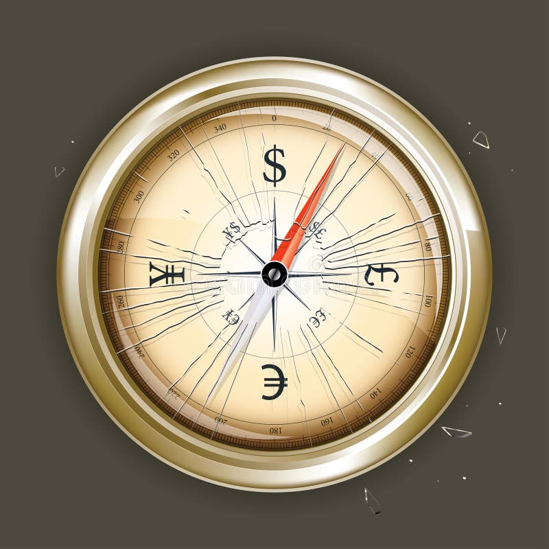 Broken Compass Stock Illustrations – 295 Broken Compass Stock ...