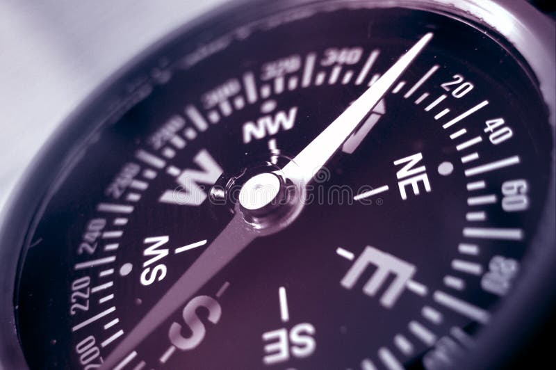 Compass showing north stock image. Image of lost, abstract - 2868247