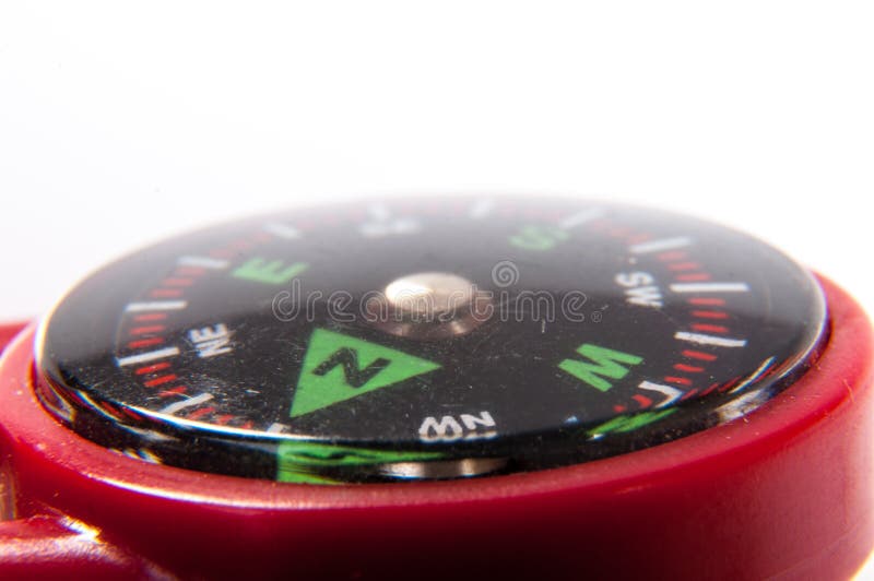 Compass Showing North Direction Stock Image - Image of isolated, retro ...