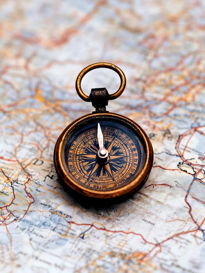 Compass Top Map Pointing Right Stock Photos - Free & Royalty-Free Stock ...