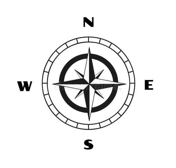 Sketch Compass Direction Stock Illustrations – 1,857 Sketch Compass ...