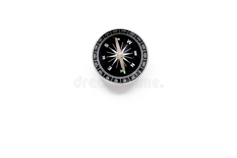 Compass and small atlas stock photo. Image of travel, world - 4817848