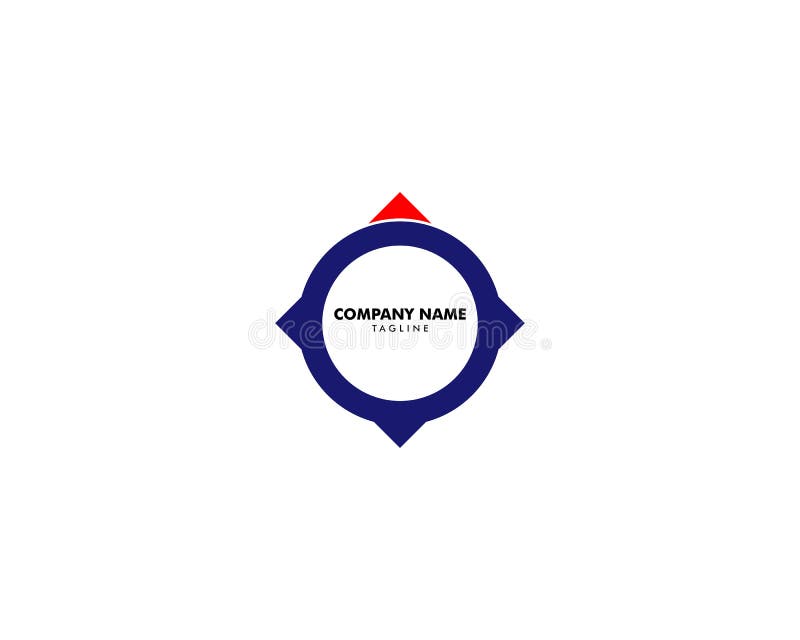 Compass. South East Direction. Weather Icon in a Circle. Isolated ...