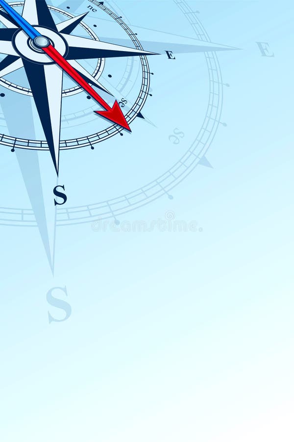 Compass Southeast Background Stock Vector - Illustration of discovery ...