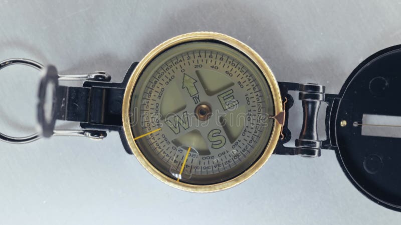 Compass Spinning Around on Boat Table Stock Video - Video of prepare ...