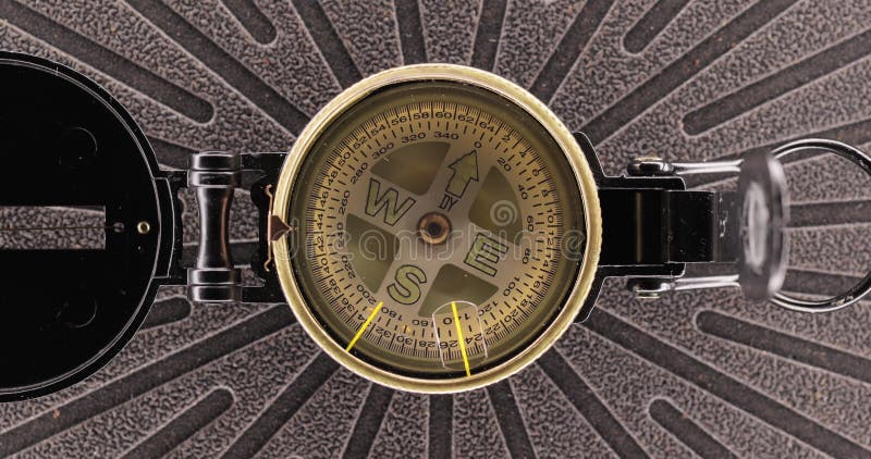 Compass Spinning Around on Boat Table Stock Footage - Video of ...