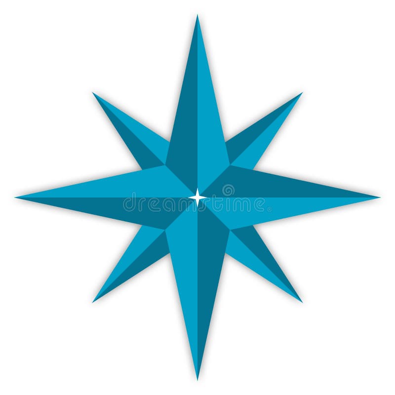 Nautical star stock vector. Illustration of tribal, traditional - 7663202