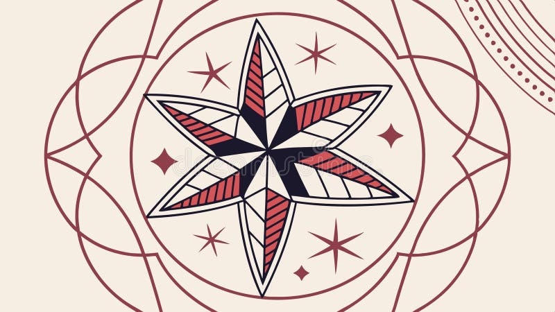 Compass Star Design Element for Nautical and Adventure Themes Vector ...