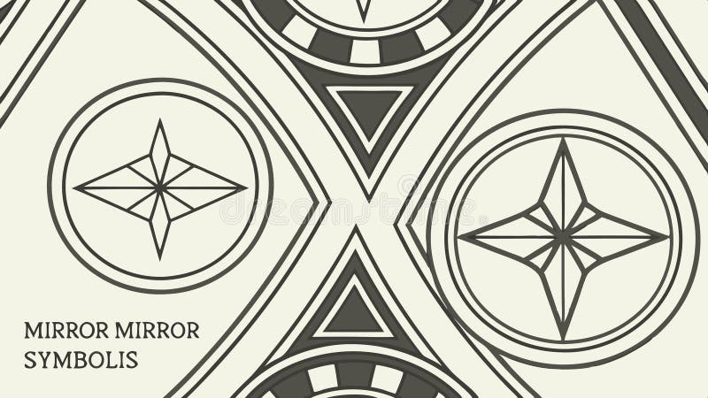 Compass Star Pattern Illustration, Navigational Symbol and Geometric ...