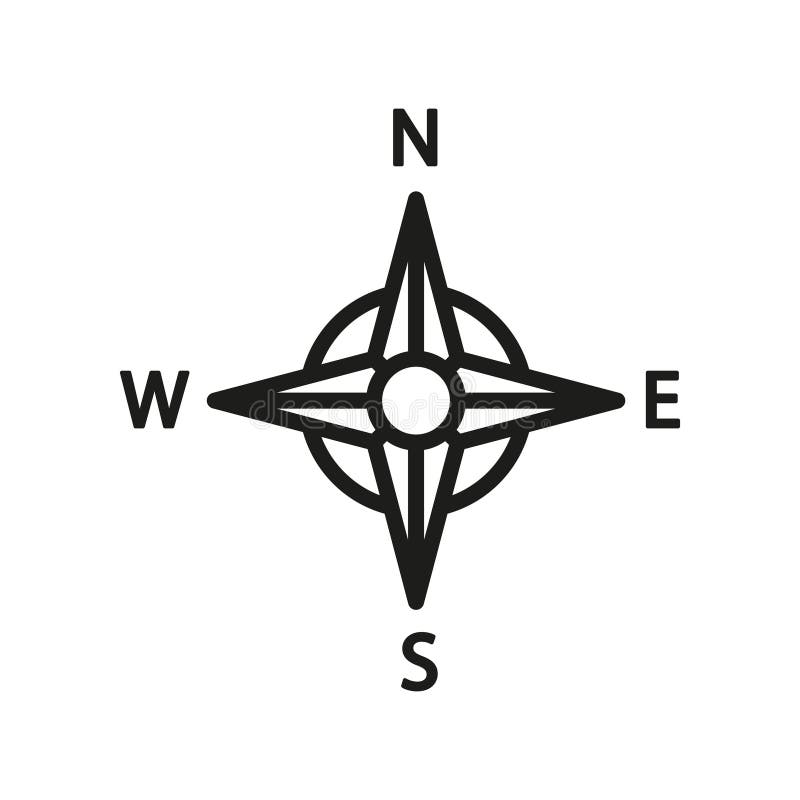 Compass Stationary Icon Vector Design Templates Simple and Modern Stock ...