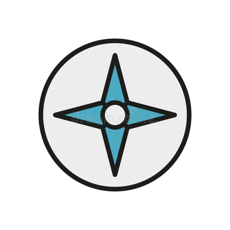 Compass Stationary Icon Vector Design Templates Simple and Modern Stock ...