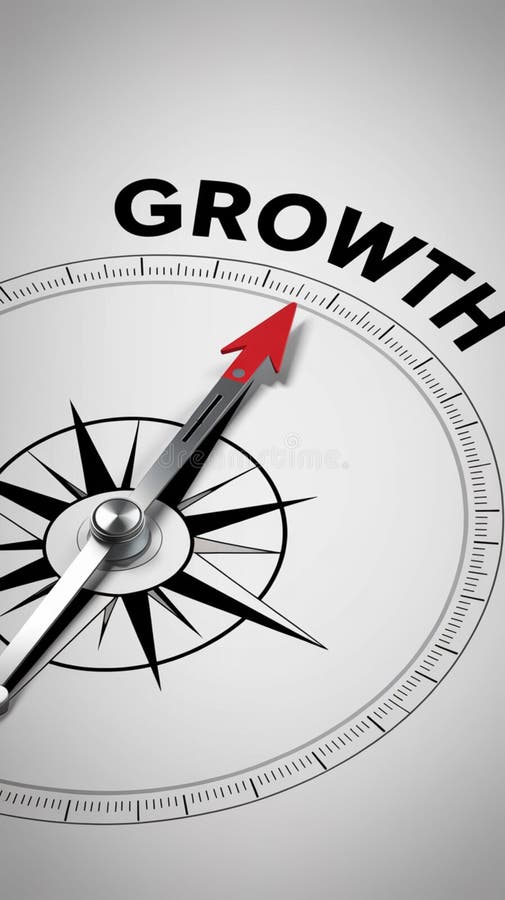 Compass Structure Points Towards Growth, Symbolizing Direction in ...