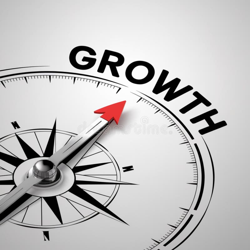 Compass Structure Points Towards Growth, Symbolizing Direction in ...