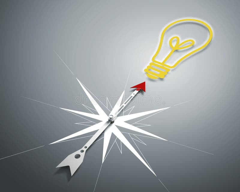 Compass Success Concept stock vector. Illustration of management ...